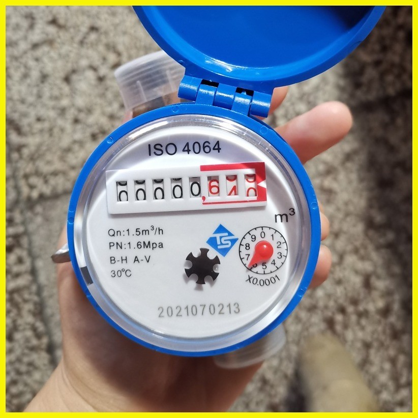 Heavy Duty Water Meter 1/2 Brass Type (Submeter) / Sub meter Anti ...