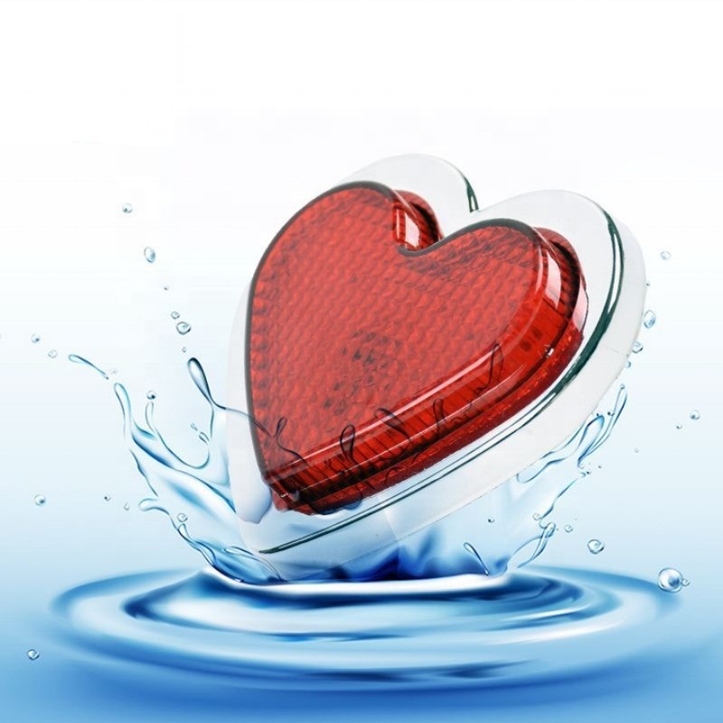 Universal 12V/24V Heart Shape Car Light LED Car Side Marker Turn Signal ...