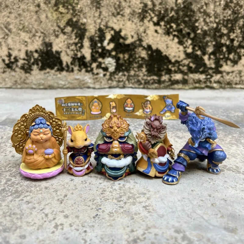 Gashapon Capsule QUALIA Toy Cat Model Medicine Tathagata 12 Zodiac ...