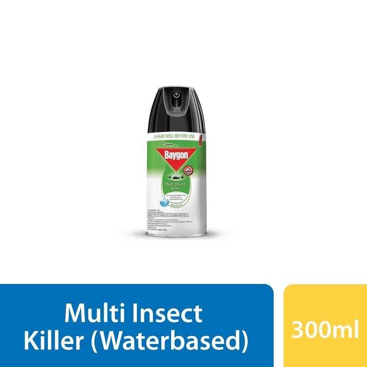 Baygon Aero Multi Insect Killer Waterbased 300Ml | Shopee Philippines