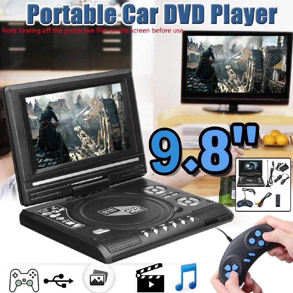 9.8 Inch Multifunction Car DVD EVD VCD Player High Definition Broadcast ...