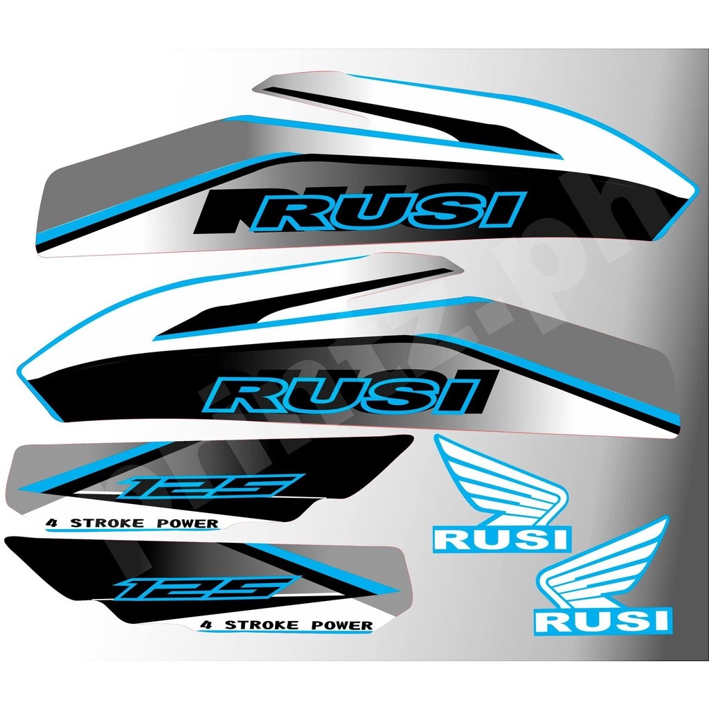 TMX / RUSI / PINOY / MOTOPOSH / SKYGO / DECALS STICKER (TMX CONCEPT ...