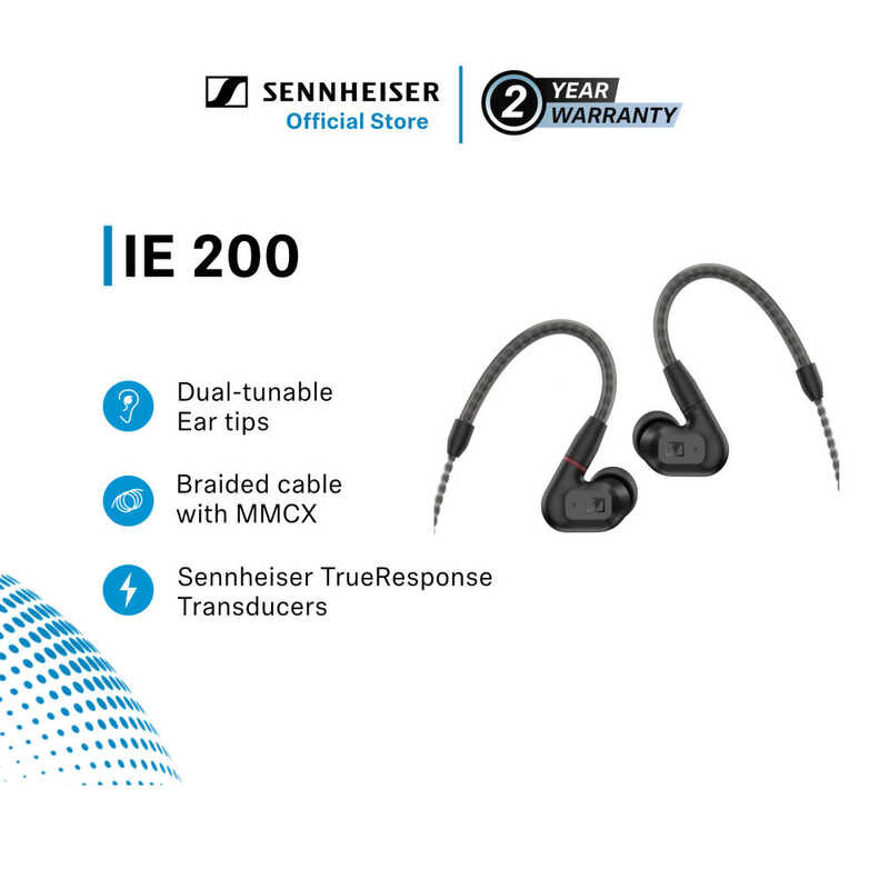 Sennheiser IE 200 Earphones D21 2A3 | Shopee Philippines