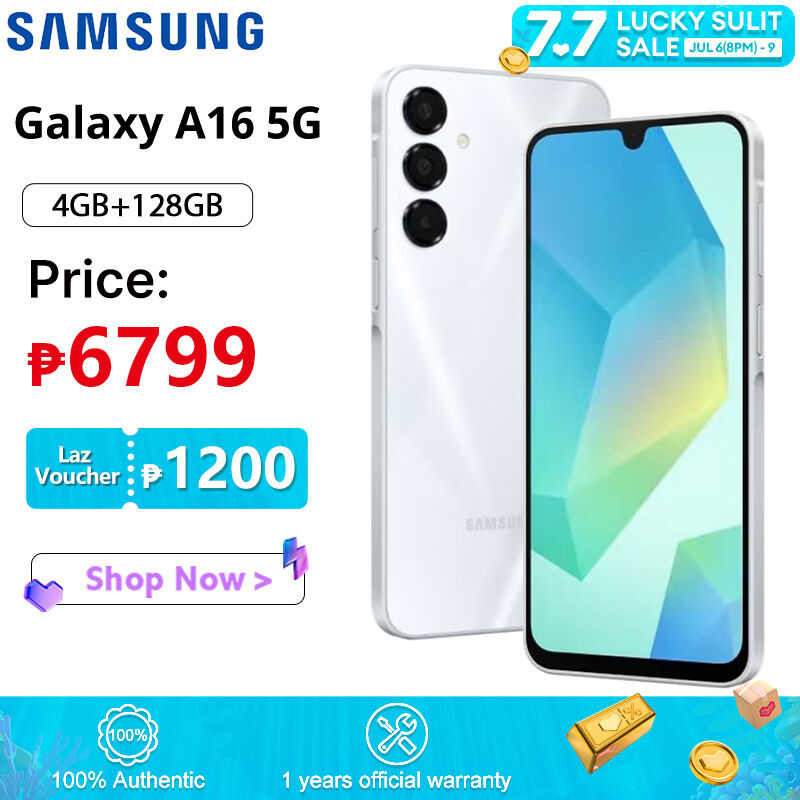 Samsung Galaxy A16 5G Smartphone 6.7" Fhd+ Super-Amoled 5000Mah Battery ...