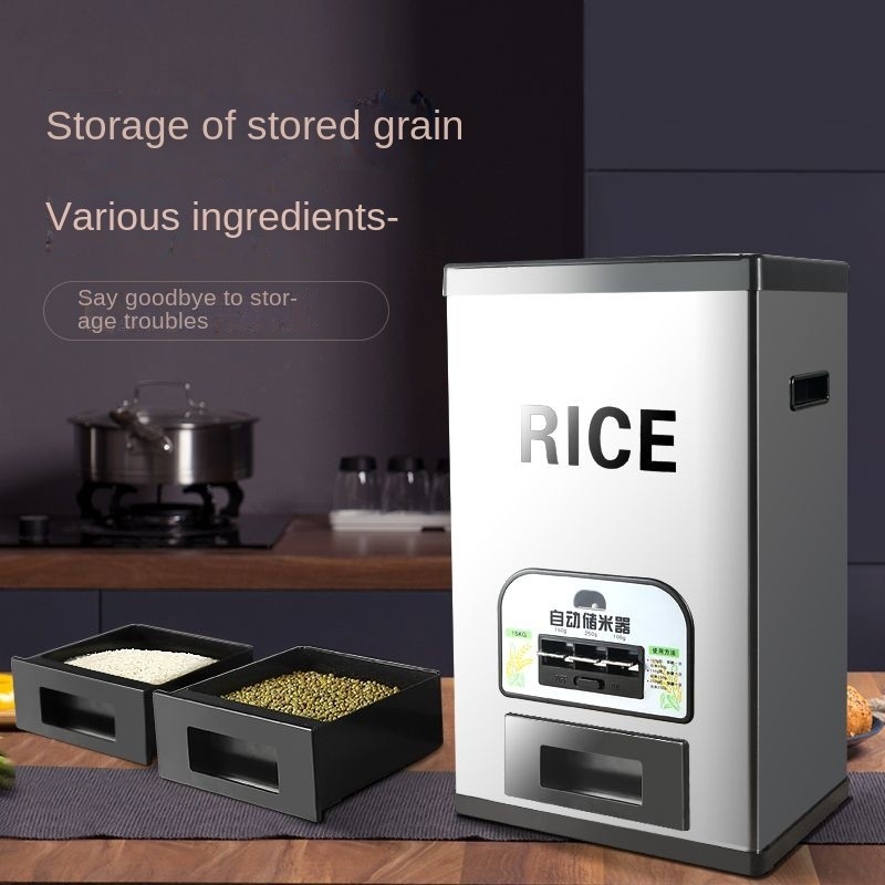 20insect-proof Stainless 25kg Rice Home Storage Rice Automatic Moisture ...