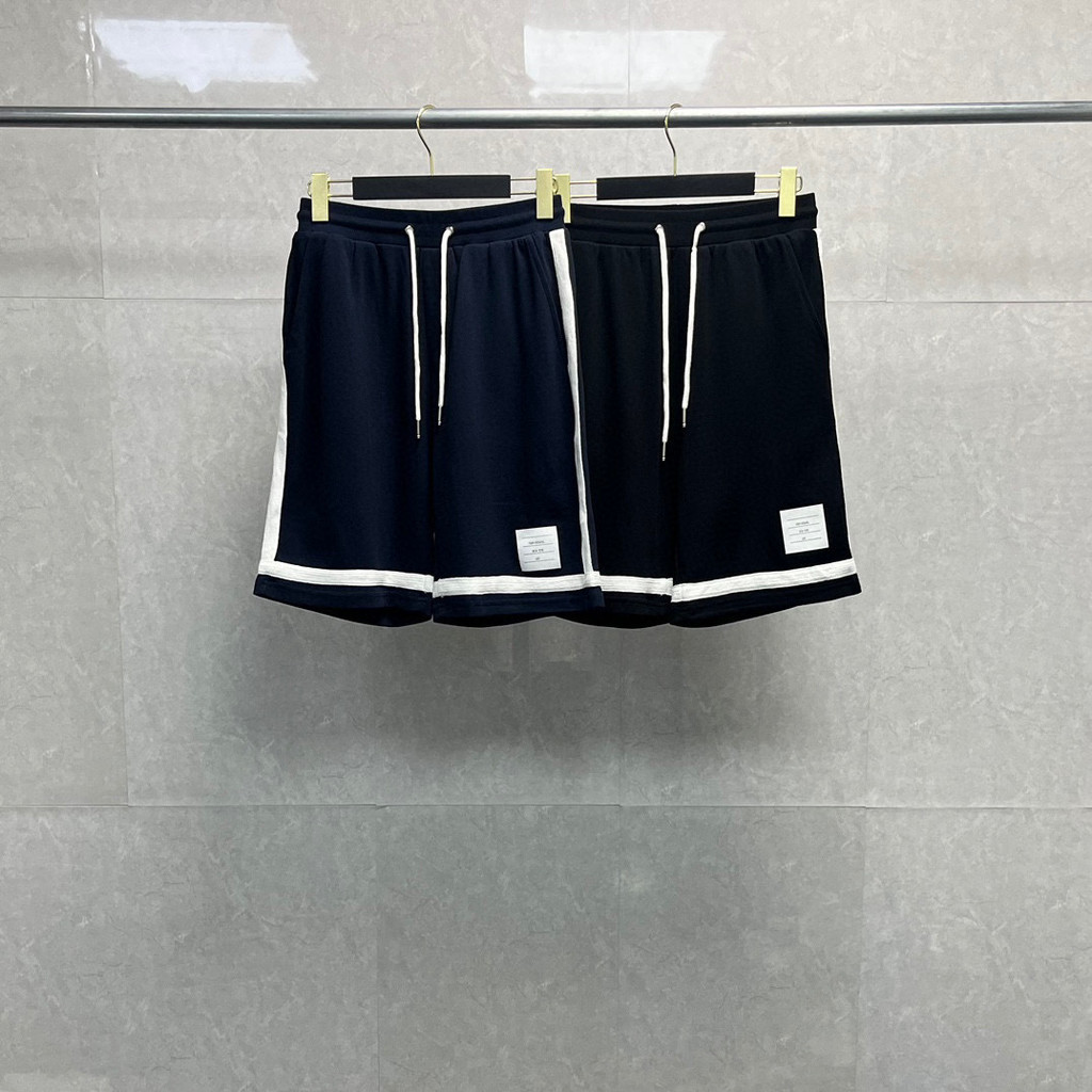 Thom browne Shorts Explosion Version White Edge Casual All-Match Hot ...