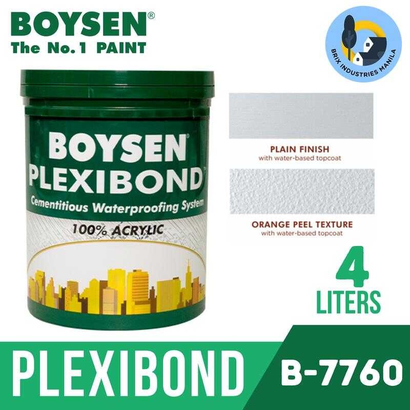 Boysen Plexibond Cementitious Waterproofing System 4 Liters (Gallon) B ...