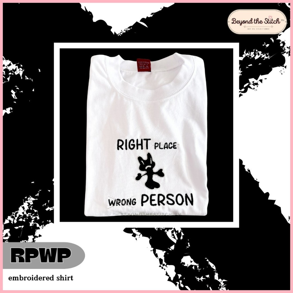 RPWP T-shirt (Namjoon's Right Place, Wrong Person) | Shopee Philippines