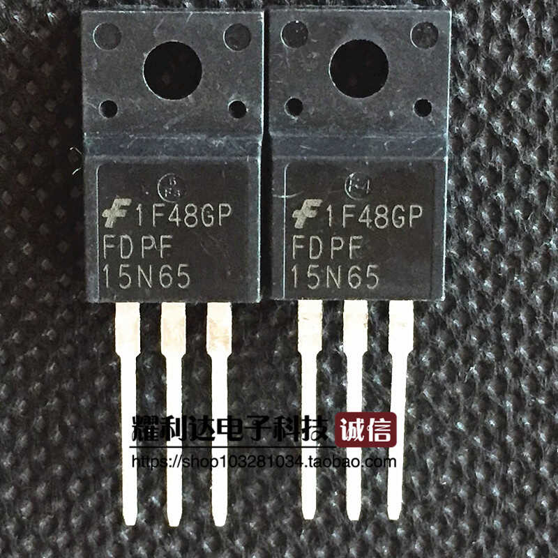 ☑♥ FDPF15N65 15A 650V TO-220 MOSFET Brand New Original Direct Purchase ...