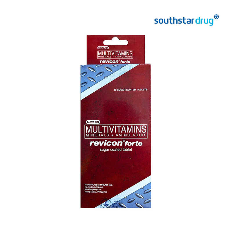 Revicon Forte Sugar Coated Tablet 30S AS 767 | Shopee Philippines
