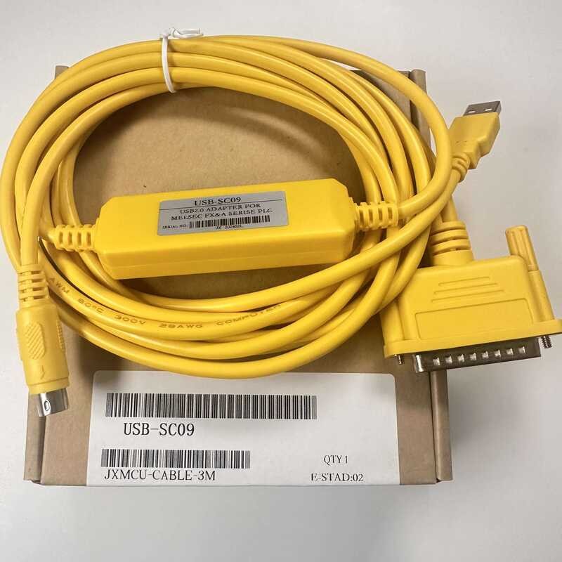 Mitsubishi PLC USB-SC09-FX Programming Download Cable USB-SC09 with Big ...