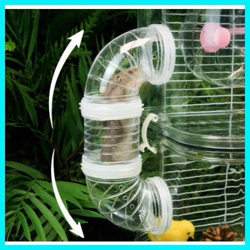 Crystal Large Hamster Cage Acrylic Transparent Big House Home Castle ...