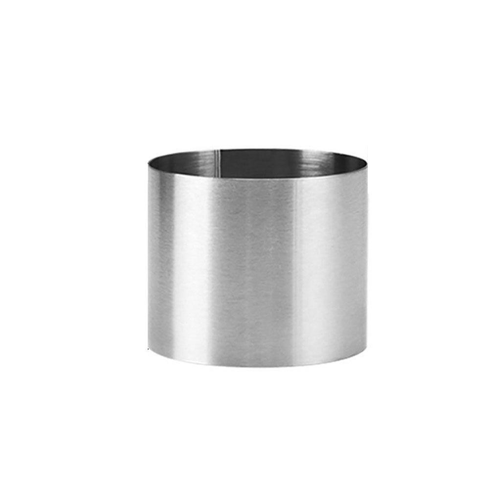 6/8cm Round Circular Mousse Ring Cake Mold Stainless Steel Pastry Round ...