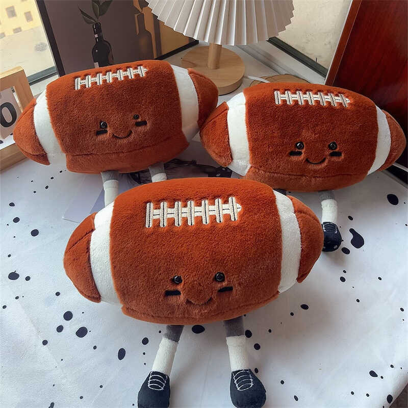 3D 2024 Hot Selling INS Style New Fun Simulation Rugby Doll Plush Toy ...