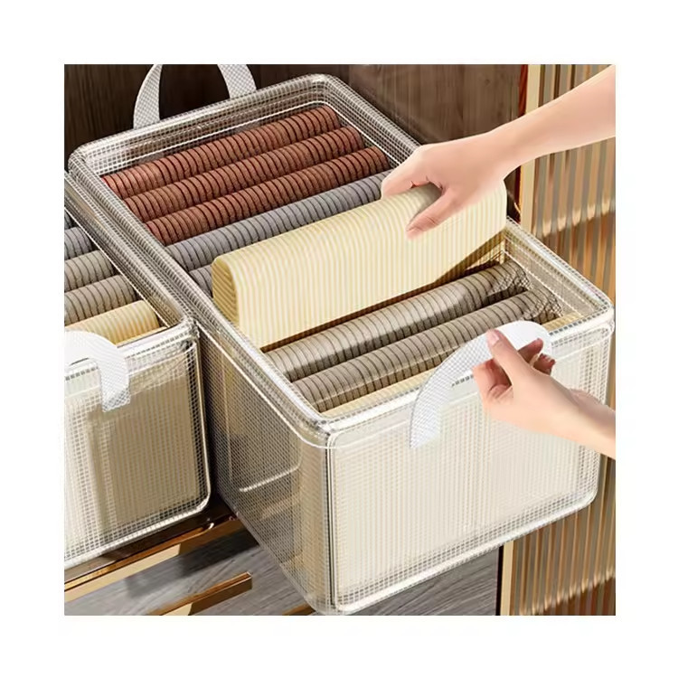 Foldable Clothes Organizer Storage Box Wardrobe Cabinet Drawer Dress ...