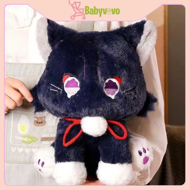 HL TOP Genshin Impact Plush Stuffed Toys Scarameow Wanderer Cat Teyvat ...