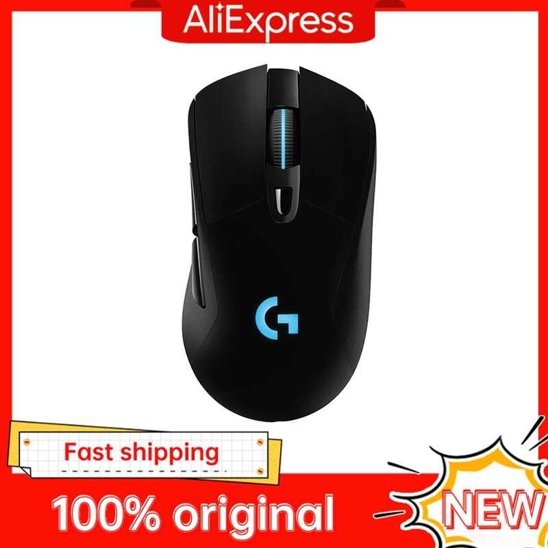 Logitech G703 Lightspeed Wireless Gaming Mouse Hero 25K Sensor Lightsync RGB Lightweight 95G+10G ...