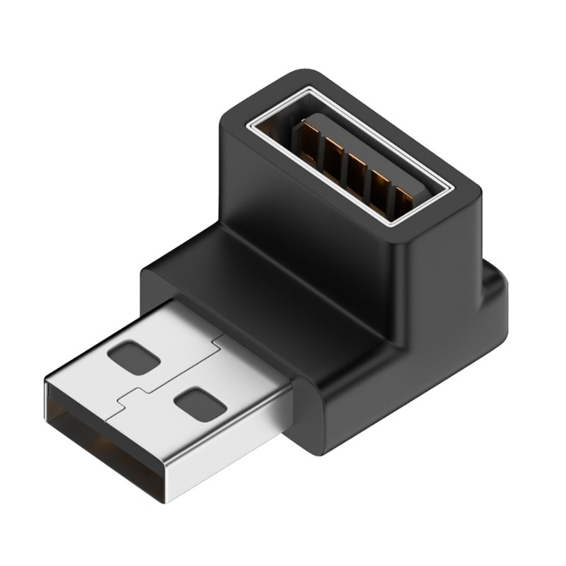 USB Connector 90 Degree USB 3.0 Male To Female Right Angle Extension ...