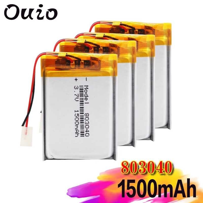 803040 3.7V 1000Mah Lipo Replacement Lithium Li-Po Polymer Rechargeable ...