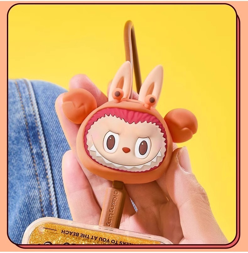 popmart Labubu The Monsters Drunk In Sea Series Data Cable | Shopee ...