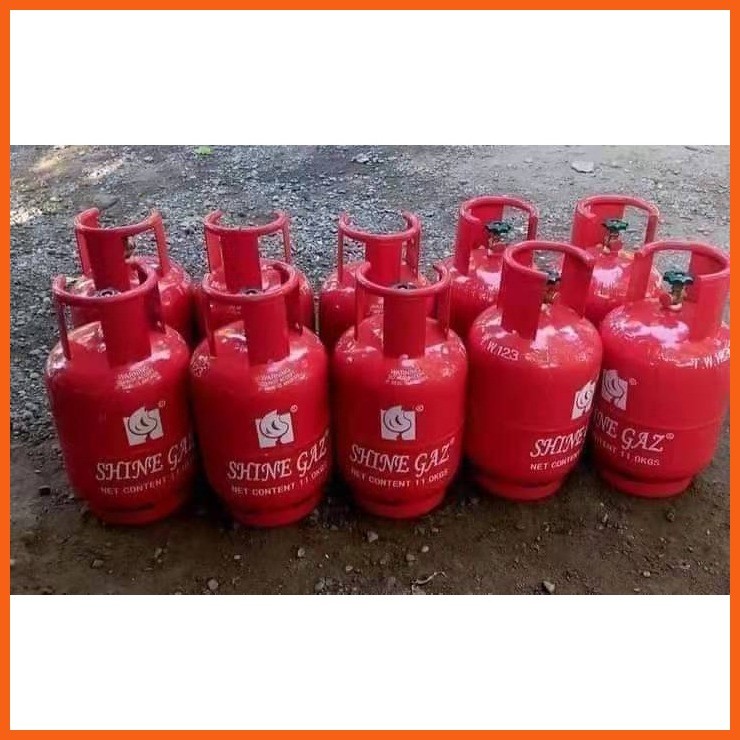 ⭐ ⏑ SHINE GAZ LPG GAS TANK 11.0KG, (EMPTY TANK) WITH FREE REGULATOR AND ...