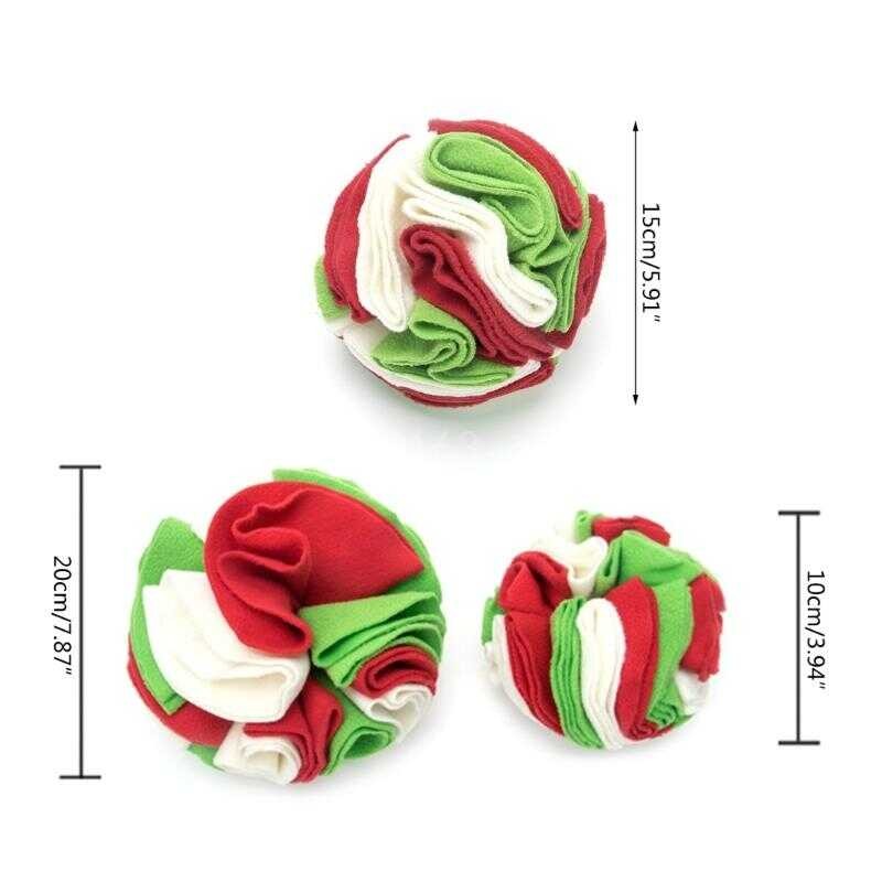 Sniffing Rainbow Ball Treat Dispensing Activate Pet Of Smell And Mental ...
