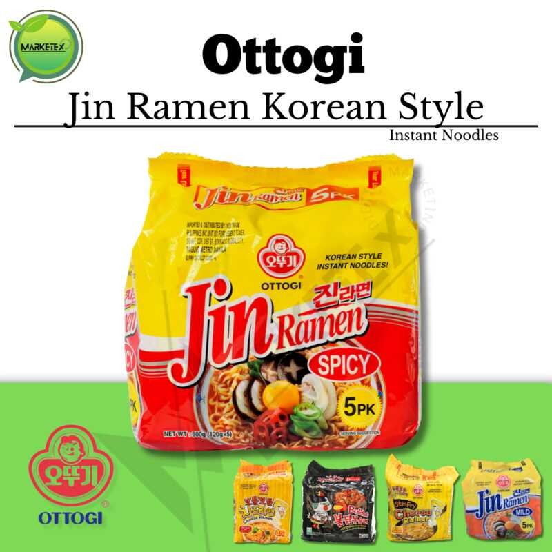 Ottogi Jin Mild Flavor 120g Cheese Ramen and Stir Fry Samyang Buldak Hot Spicy Noodles | Shopee ...