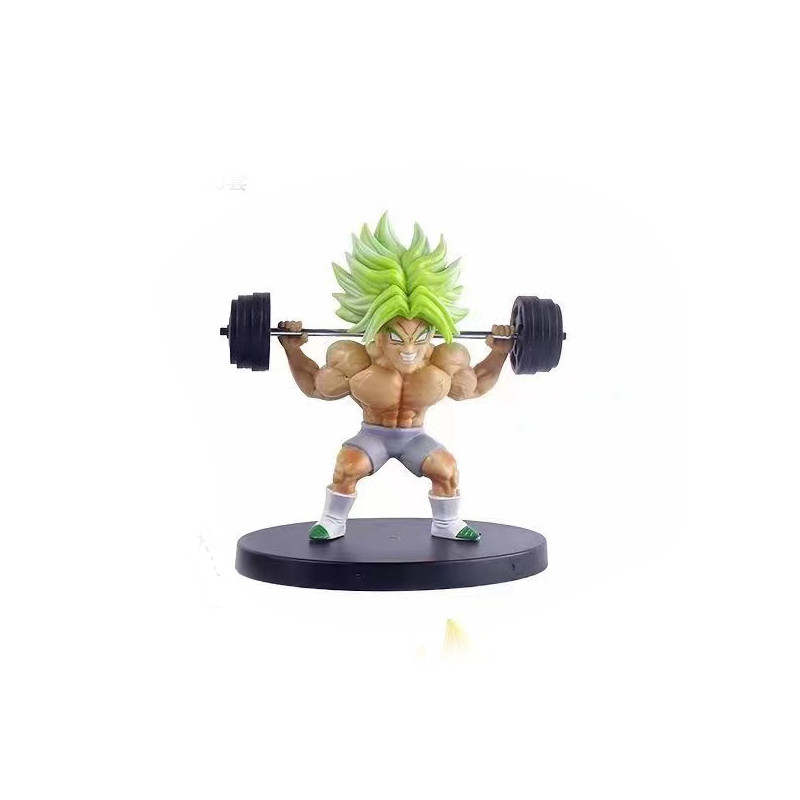 5Pcs/Set Dragon Ball Super Saiyan Broly Green Hair Master Roshi Son ...