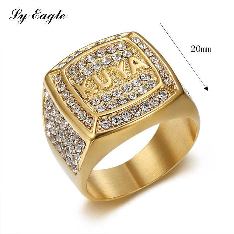 Eagle Ly Pure Gold The Fraternal Order Of Eagles Ring Stainless Steel ...