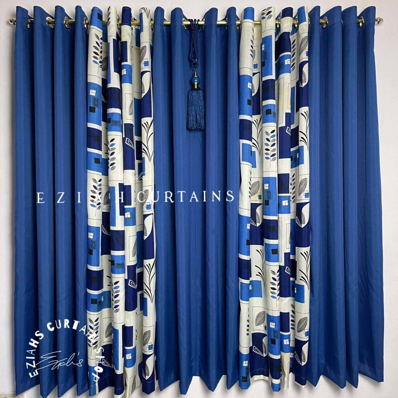 LUCKY COLOR OF THE YEAR 2025 FUTURE DUSK CURTAIN DESIGN 5in1 | Shopee ...