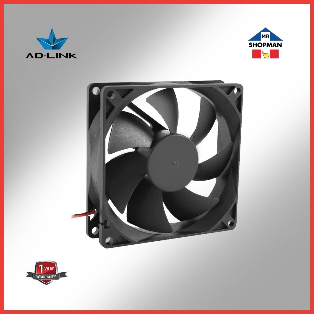 Adlink / Coolman 120MM / 80MM Non RGB Fan Black Case Fan | Shopee ...