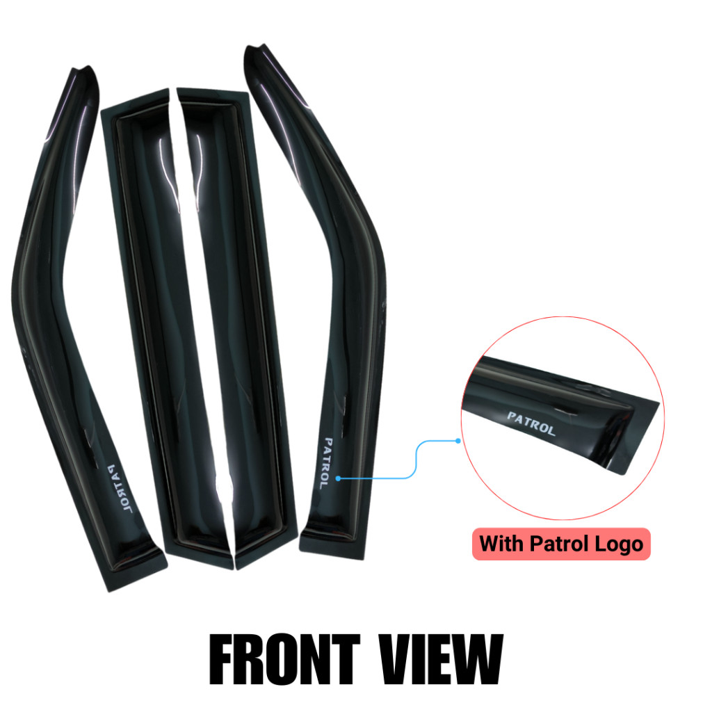 OC NISSAN PATROL 1997 - 2004 RAIN VISOR WINDOW VISOR DEFLECTOR (1.8MM ...