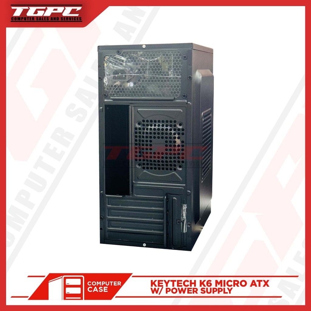 Keytech K6 Micro Atx Standard Case With Power Supply | Shopee Philippines