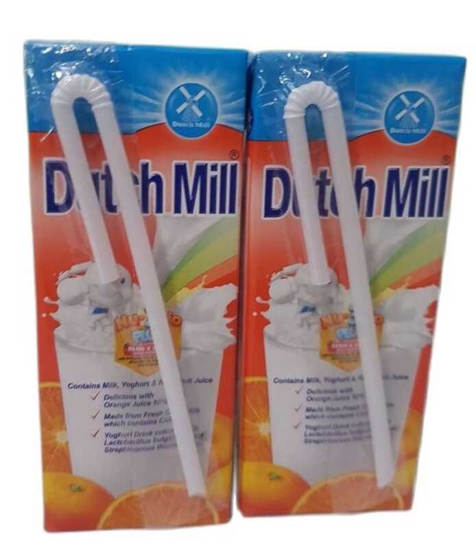Dutch Mill Yoghurt Milk Drink - Orange Flavor (12 Pcs X 180 Ml) | Shopee Philippines