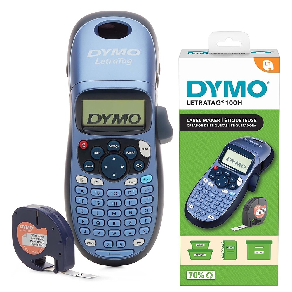 Original Dymo LetraTag LT-100H label maker Handheld Printer For Dymo LT ...