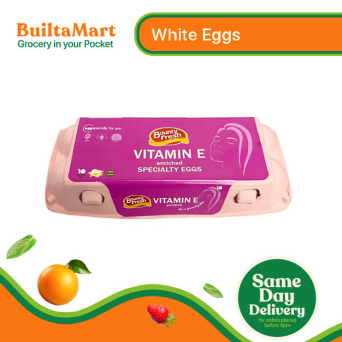 Vitamin E Enriched White Eggs 10pcs By Bounty Fresh Eed Shopee 1282