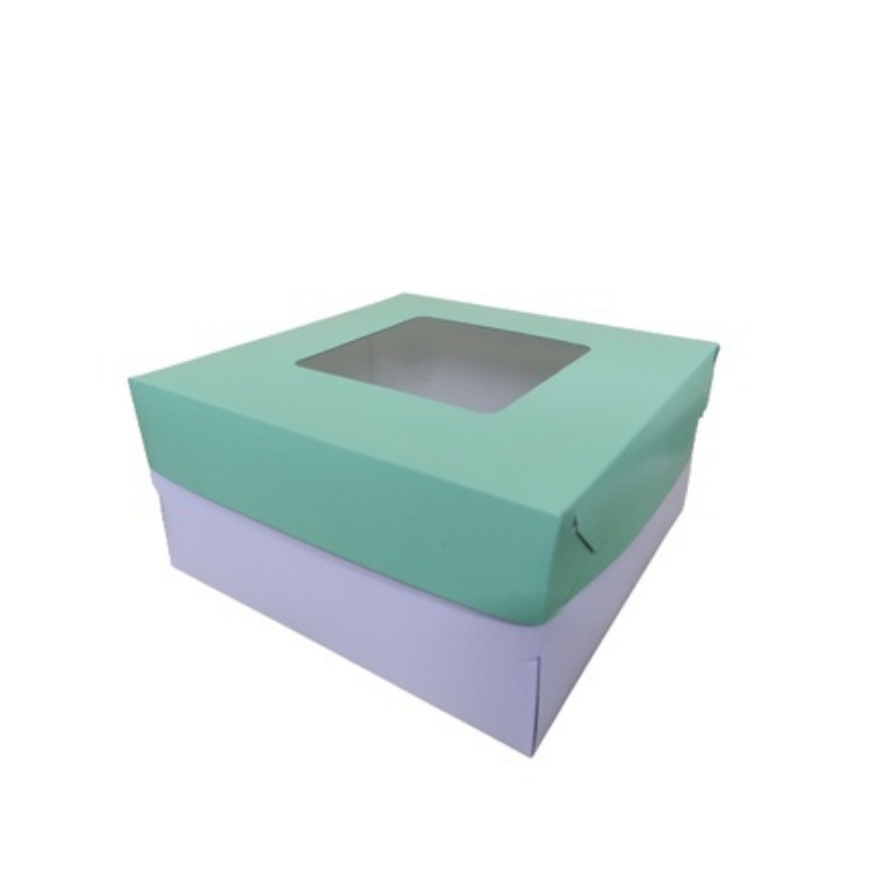 10pcs. 10x10x4 Cake Box WITH WINDOW Square (High Quality) | Shopee ...