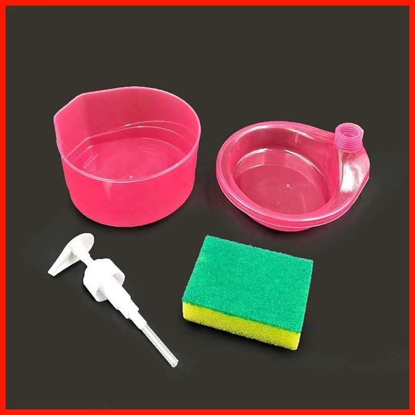 ∛ ↙ Kitchen Dishwashing Liquid Dispenser Press Box Soap Dispensing Box ...