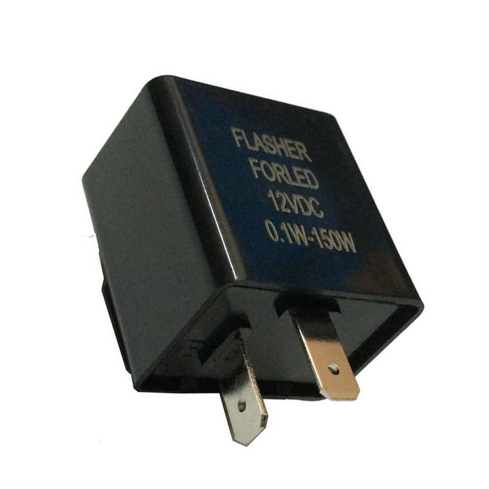 [COD] 2-Pin Electronic LED Flasher Relay Fix For Turn Signal Light Fast ...