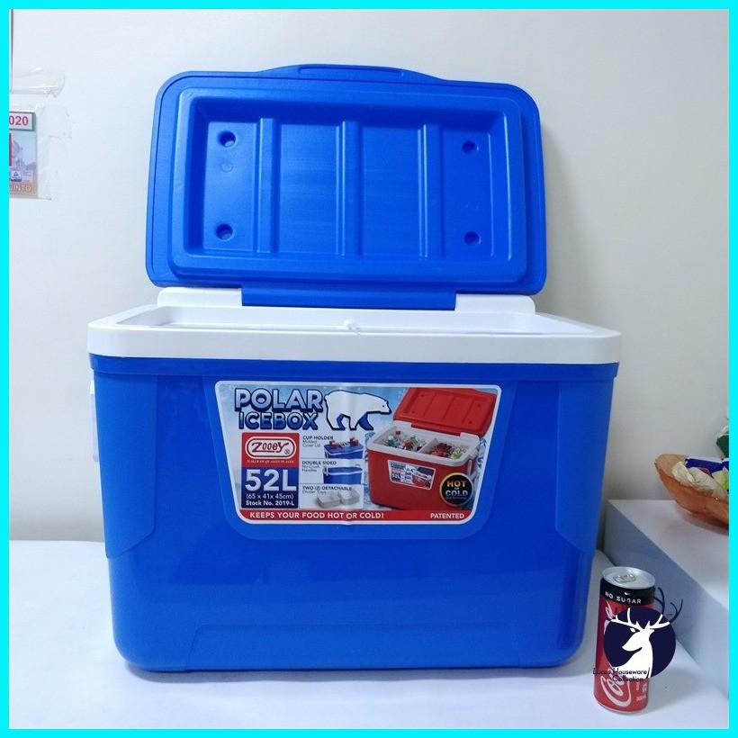 ZOOEY COOLER BOX 52-LITERS / POLAR ICE BOX / ICE CHEST / INSULATED ...