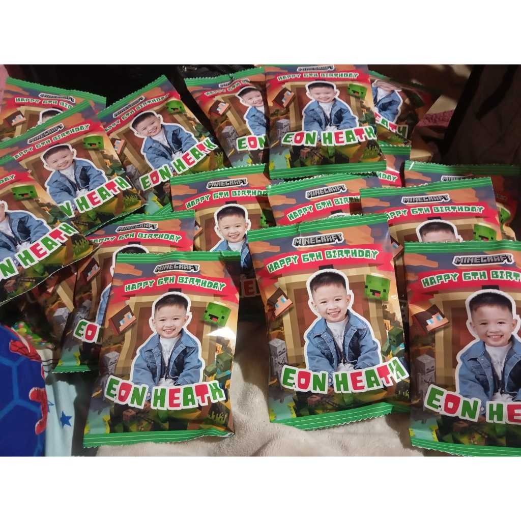 Personalized Chip Bags Free layout Any theme A4 Big size | Shopee ...