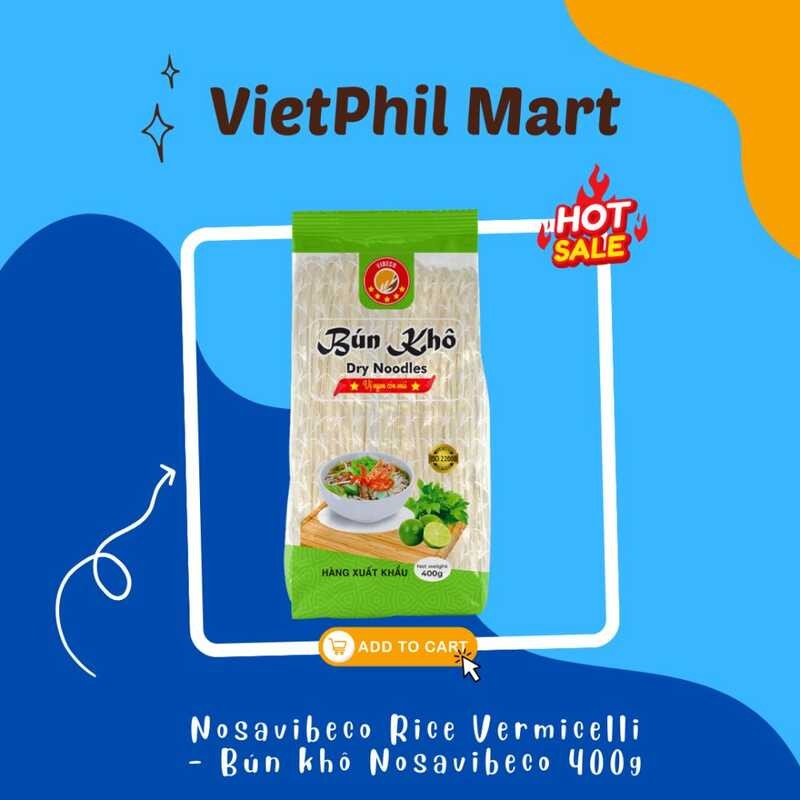 Bun Kho Nosavibeo 400G - Vieam Dry Rice Vermicelli Zjy Fcb | Shopee ...