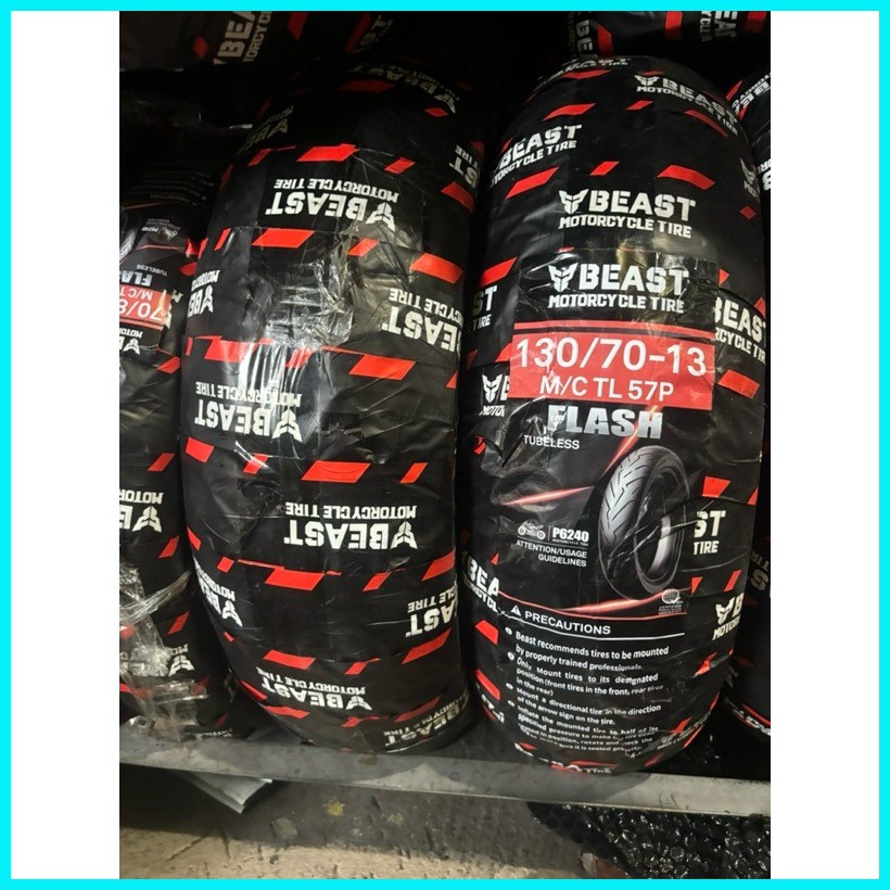 BEAST TIRE FLASH 13 FOR NMAX (FREE SEALANT & PITO) | Shopee Philippines