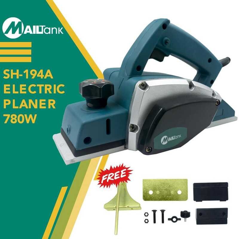 MAILTANK (Sh194a) 780W Electric Wood Power Planer Tool With Case Plainer Working 82Mm 760 E68 ...