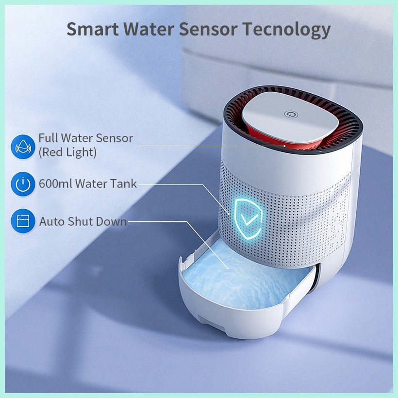 Simplus Dehumidifier 600ml Desktop Dehumidifier CUSH001 | Shopee ...