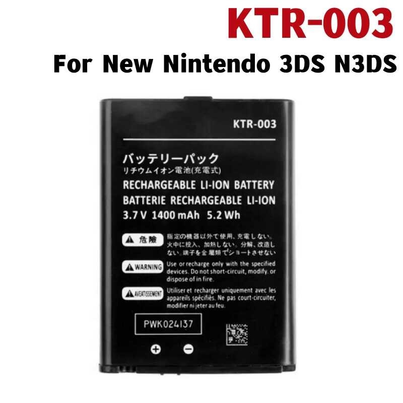 1400Mah Ktr-003 Battery For New Nintendo 3Ds N3ds Batteries | Shopee ...