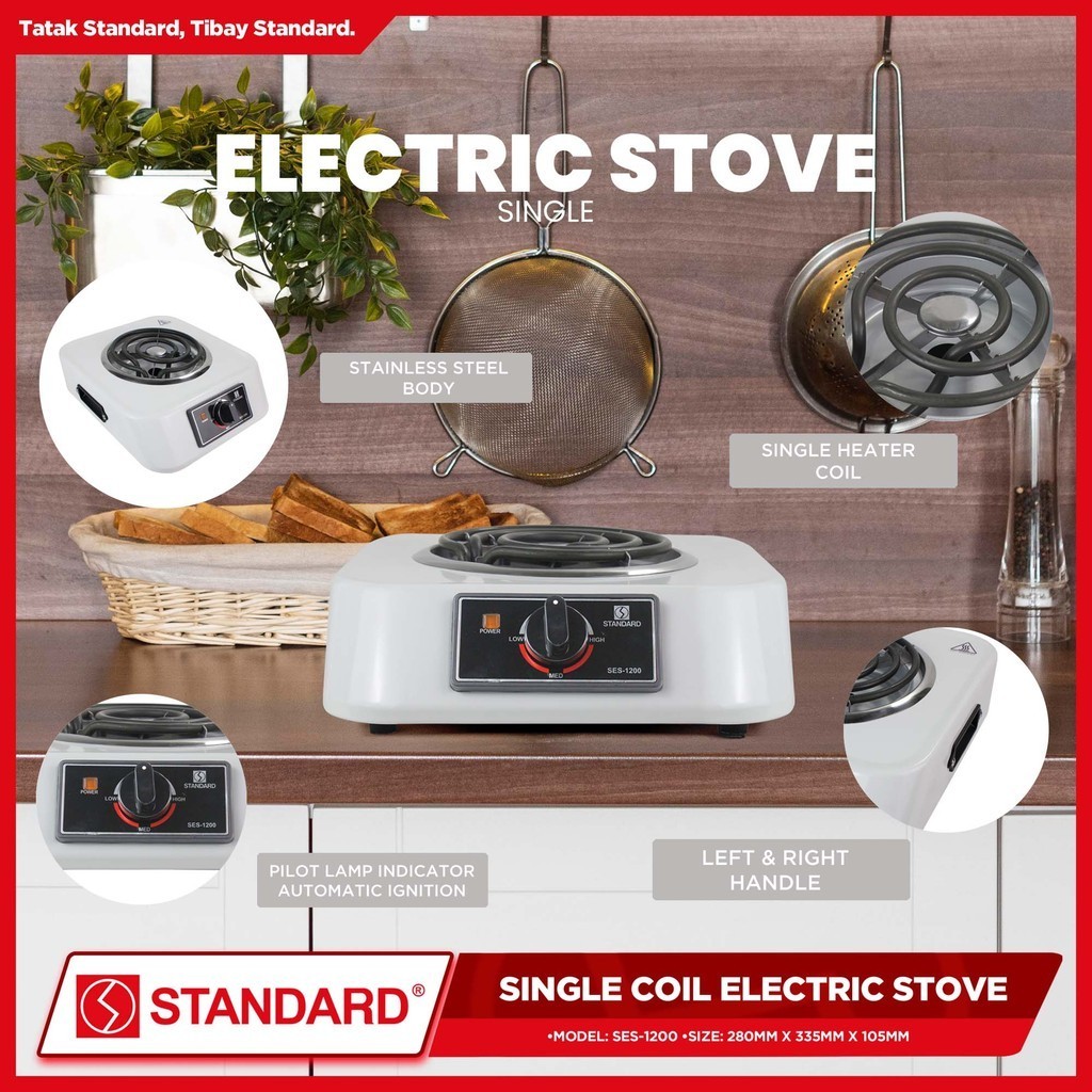 STANDARD Single Coil Electric Stove 1200W | Shopee Philippines