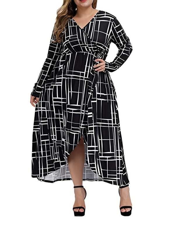 666 Europa At Ang Mga Cross-Border Naka-Print Plus-Size Na Damit ...