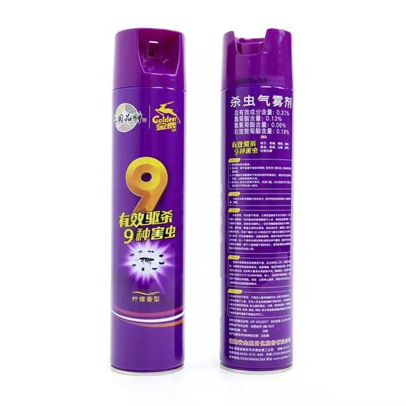 2025 Golden Deer Insecticide Lemon Flavor Spray para sa House Use to ...