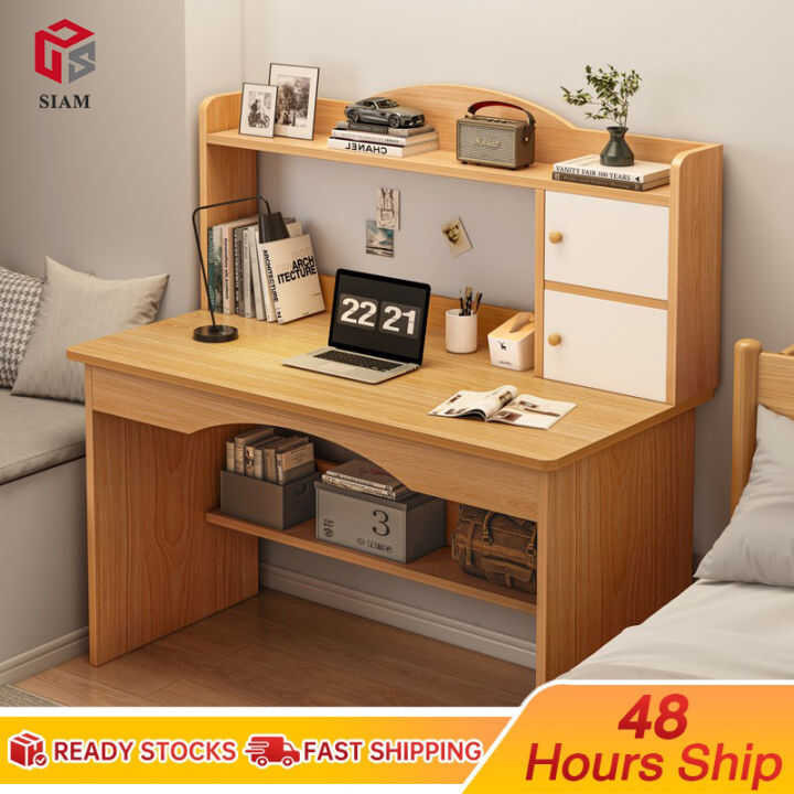 COD Study Bookcase Computer Desk Table Home Office Desks desk-bookshelf ...